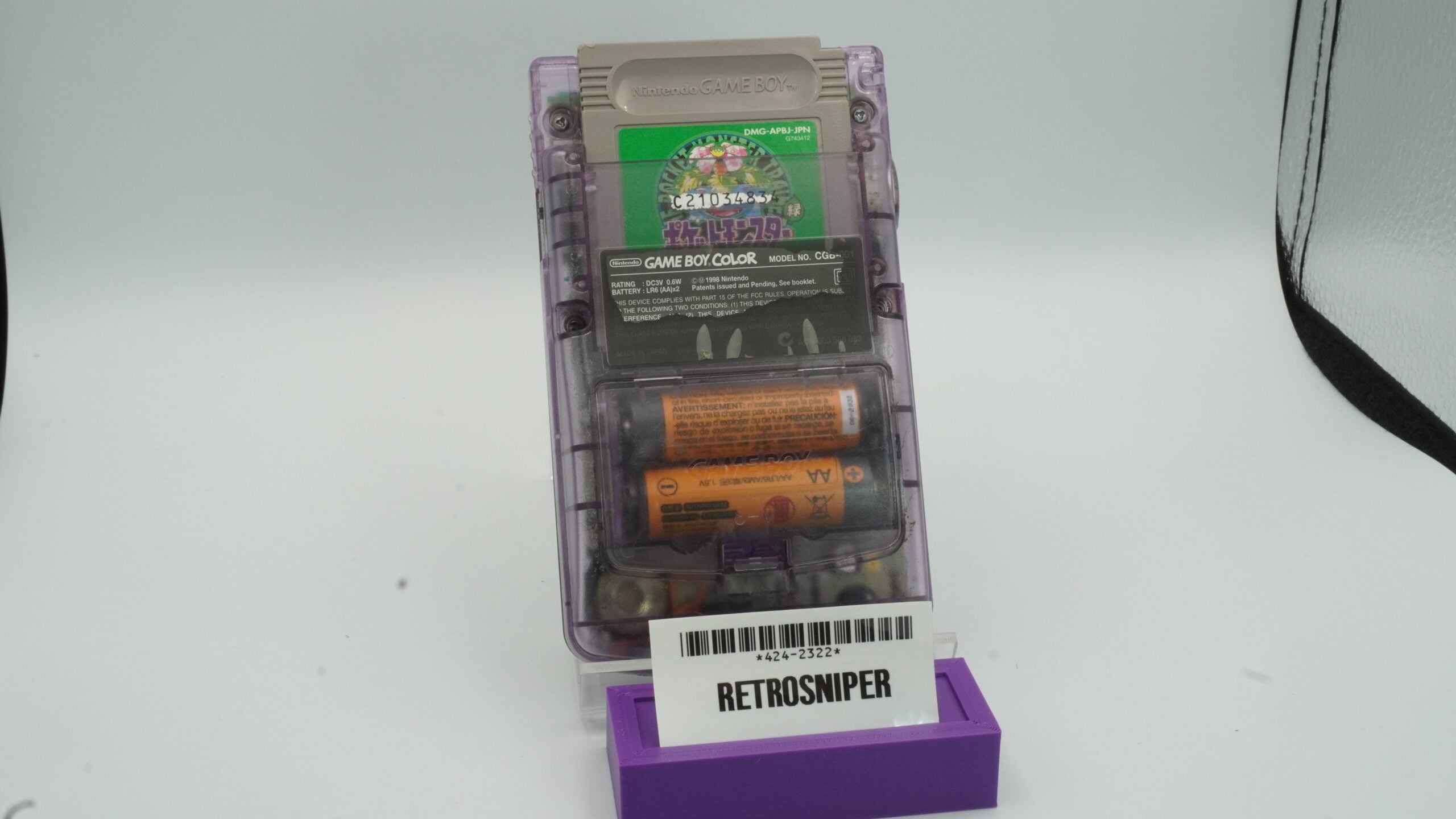 GameBoy Color - Atomic Purple - Working Device [JP] – RetroSniper.com